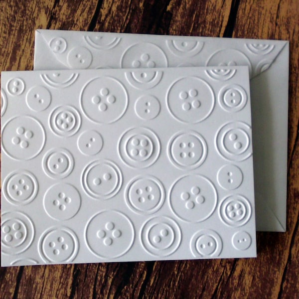 Embossed Buttons - Etsy