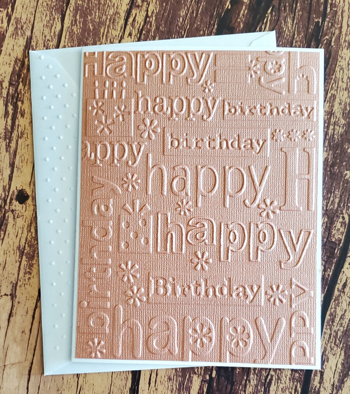Embossed Birthday Card Assortment, Set of 8, Handmade Greeting Cards ...