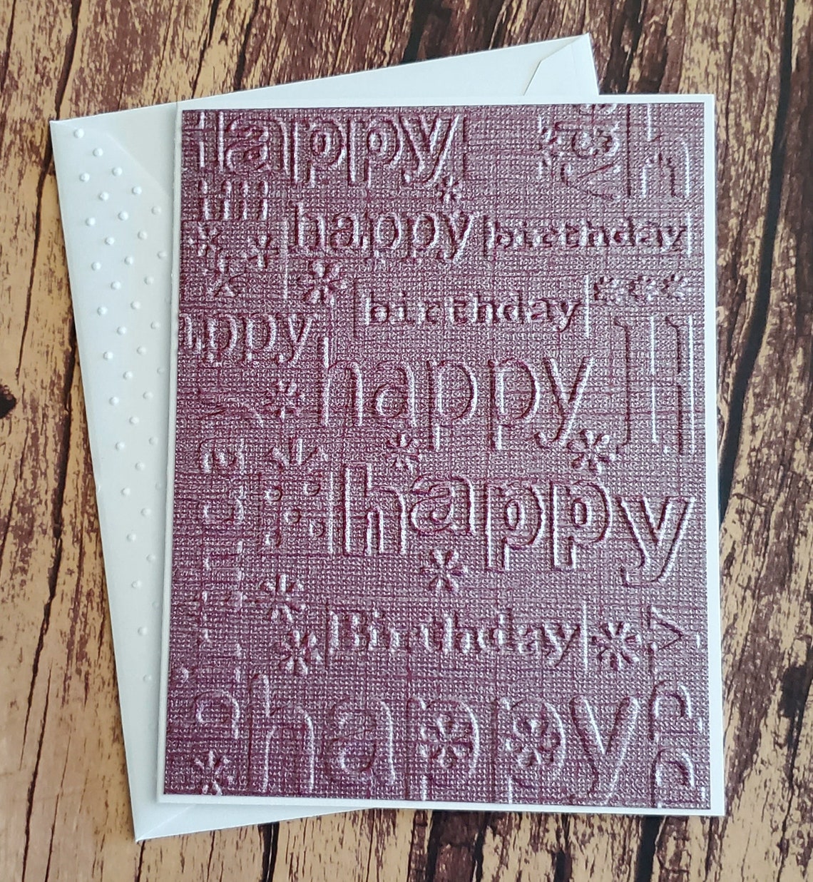 Embossed Birthday Card Assortment, Set of 8, Handmade Greeting Cards ...