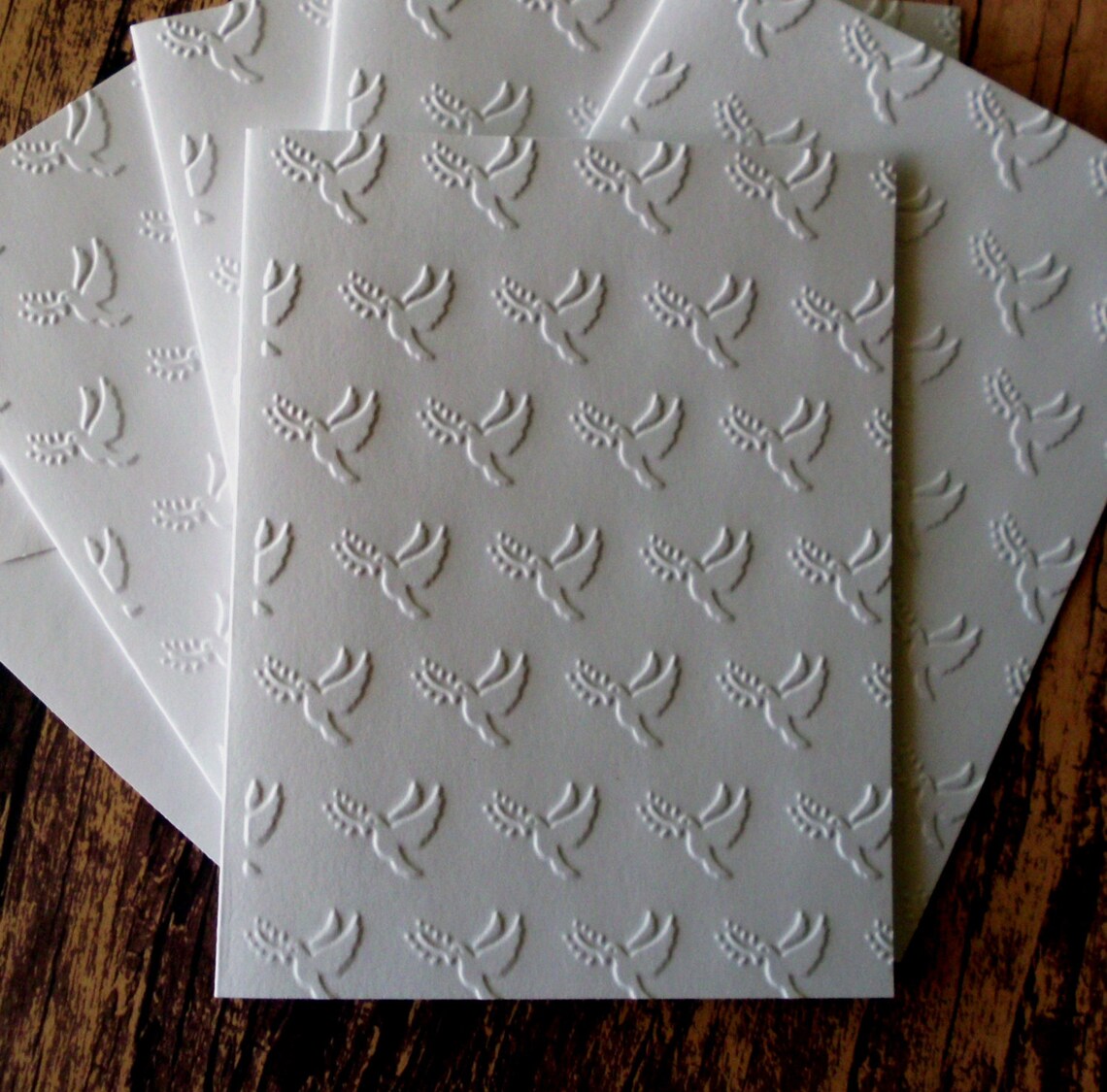 Dove Cards, Set of 5, Blank Greeting Cards, Sympathy, Condolence Cards ...