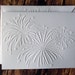Embossed Fireworks Cards Set of 5 4th of July Cards Blank | Etsy