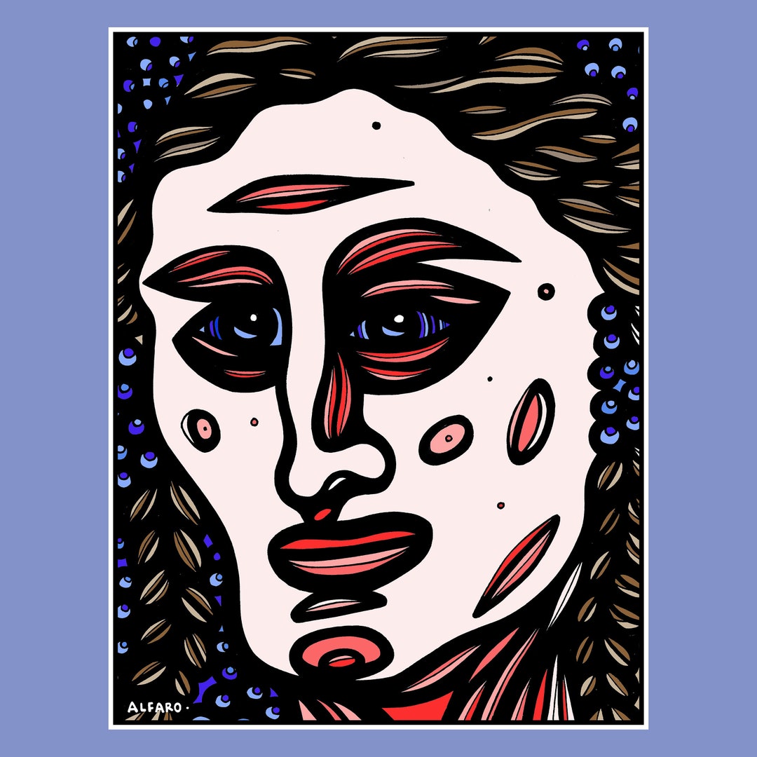 Creative Wall Decor, Elegant Wall Art, Bright Illustration ...