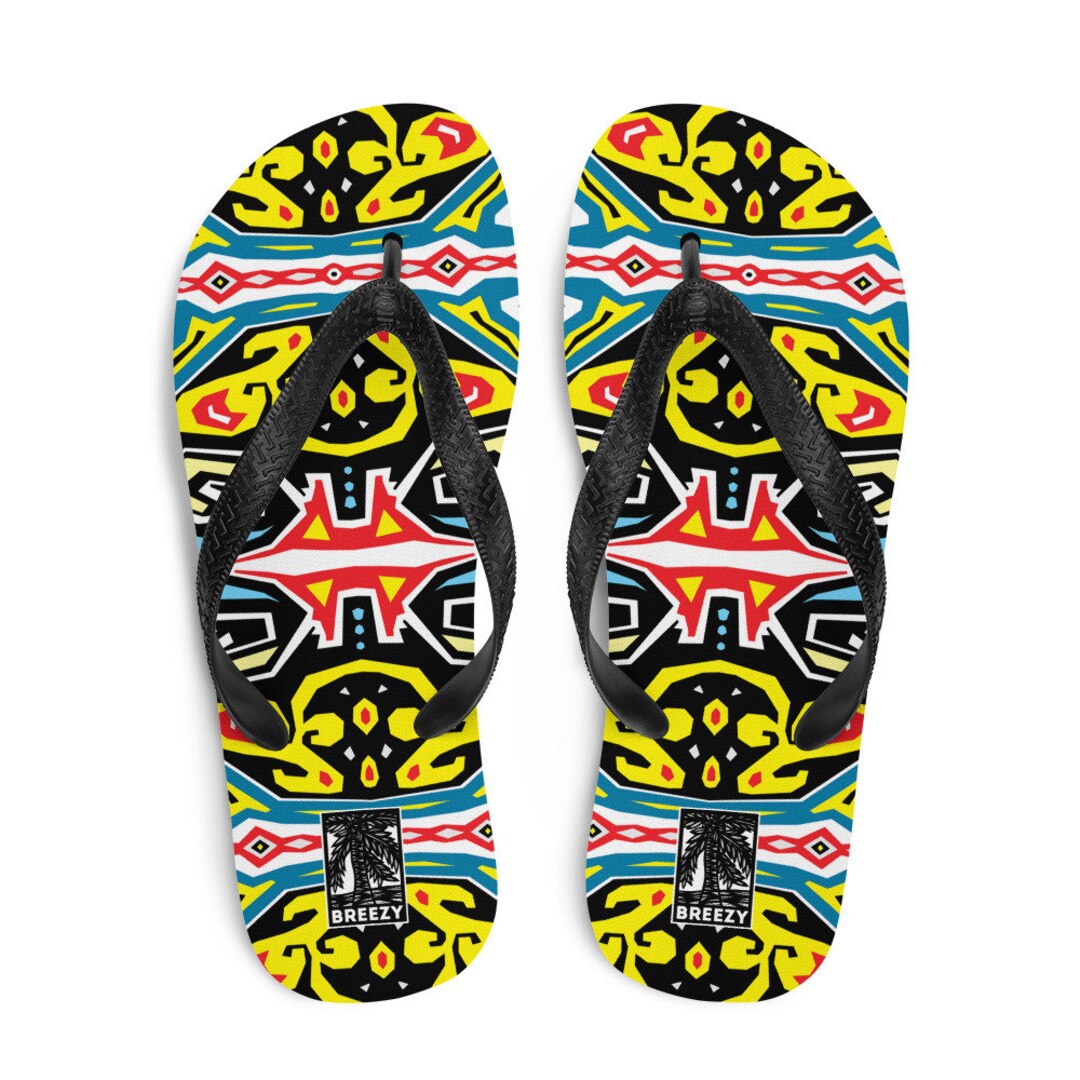Quirky Flip-flop Bold Flip-flops Funky Beach Footwear - Etsy