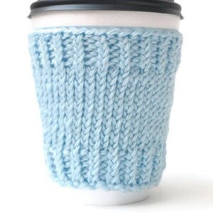 Coffee Cozy Knitting Pattern Knit Coffee Cozy Knitted Cup Cosy - Etsy