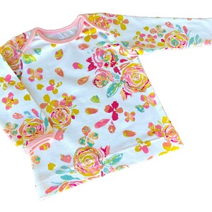 Overlap T-shirt PDF Pattern, Baby Top, Sewing Pattern, Sizes Preemie to ...