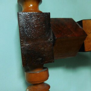 Folk Art Wooden Sconce Lamp Tramp Art Lamp Hand Carved Wood - Etsy