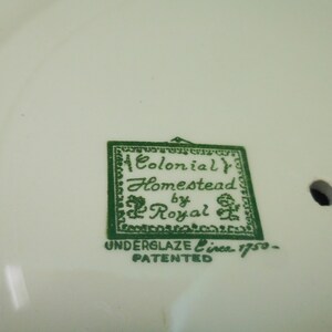 Royal Colonial Homestead 3 Tier Serving Dish, Colonial Pattern Dishes ...