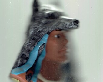 Wolf headdress | Etsy