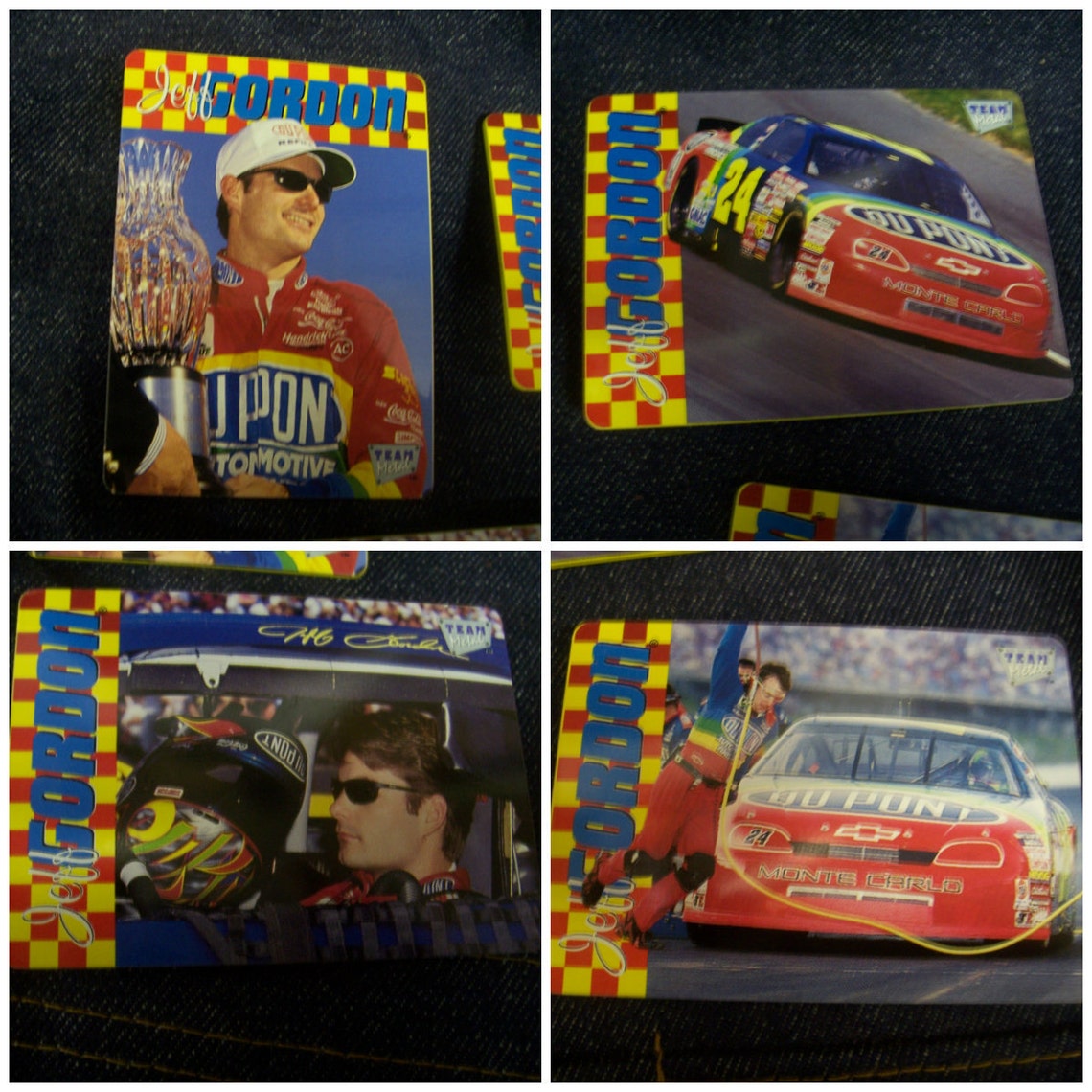Vintage 1996 Jeff Gordon Metal Collector Cards | Etsy