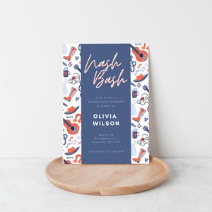 Nash Bash Bachelorette Party Invitation - Nashville Bachelorette ...