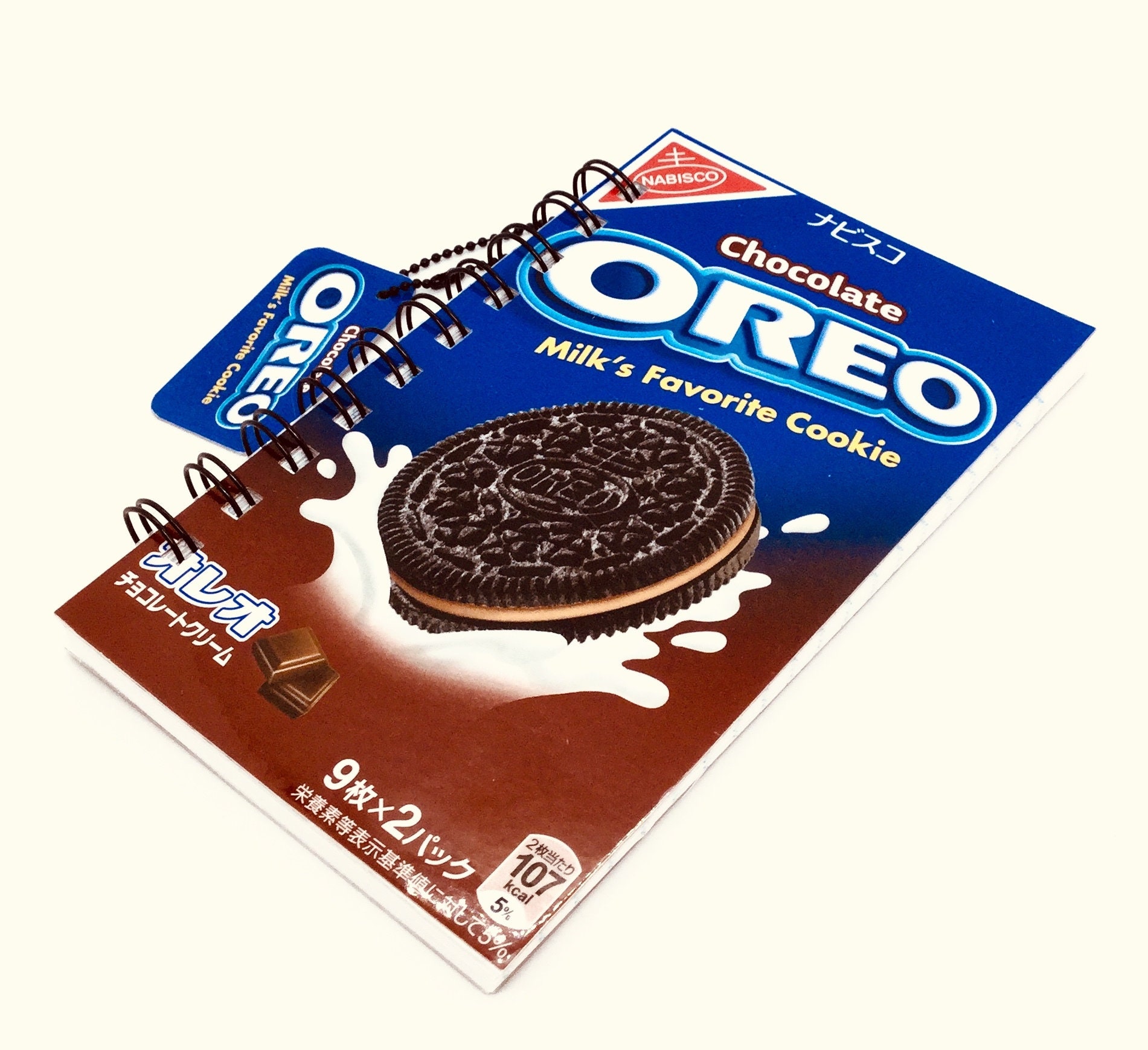 Japanese Chocolate Oreo Cookie Box Journal Or Notebook Food | Etsy