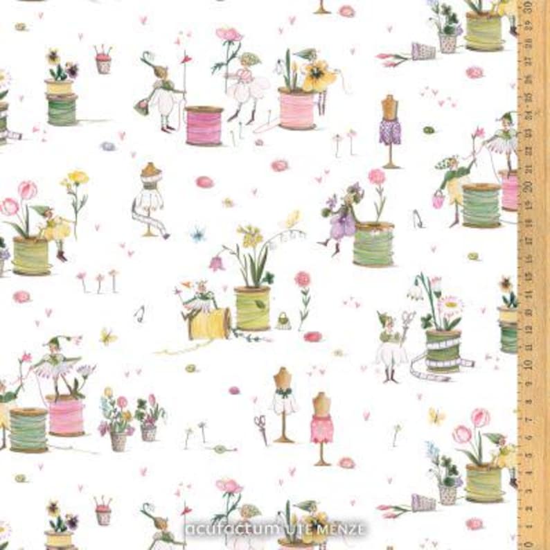 Acufactum - Thread Play Spring - Fat Quarter (approx) 18" X 30" - Etsy