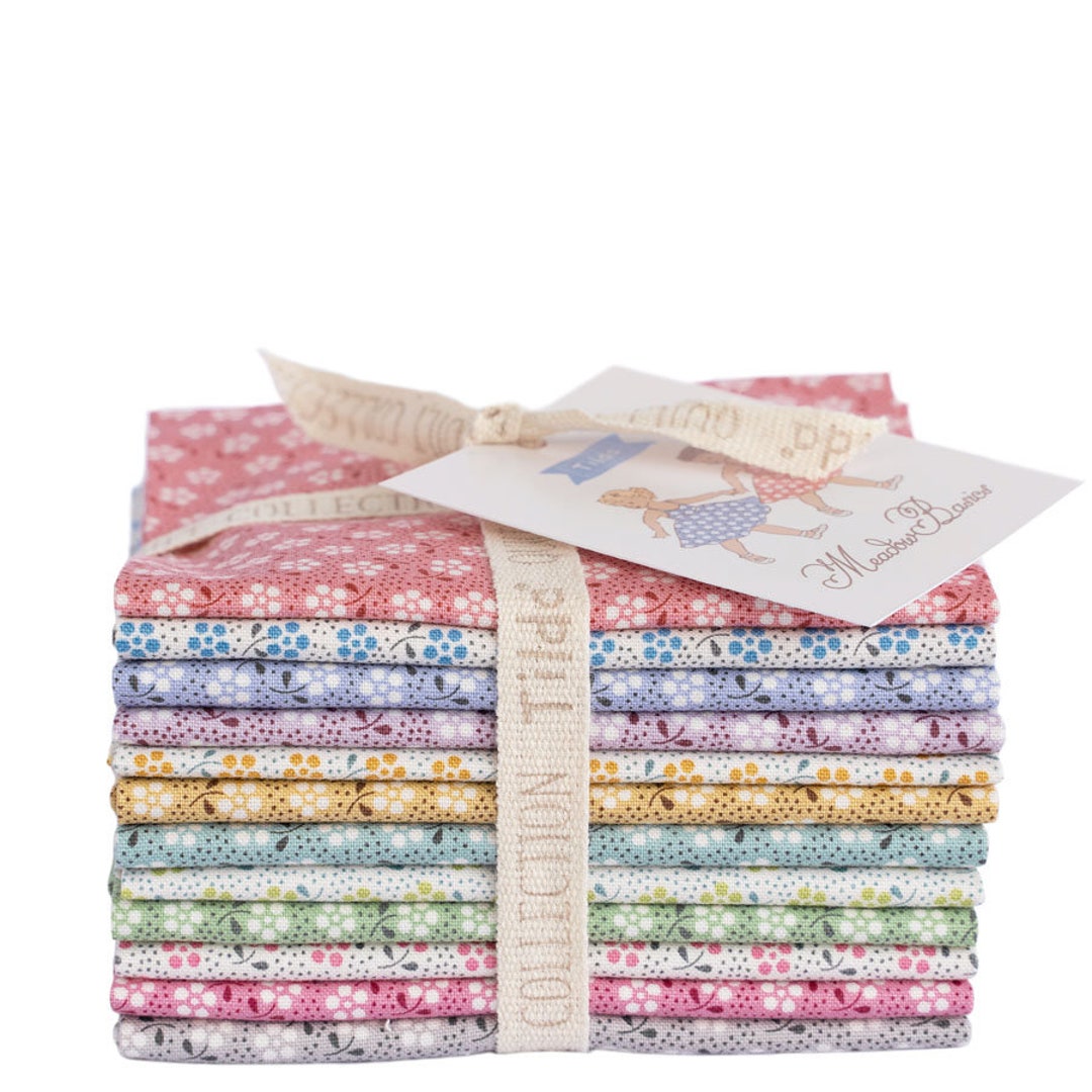 Tilda Fabric - Basics Meadow Collection - A Fat Eight Bundle - 12 Pcs ...