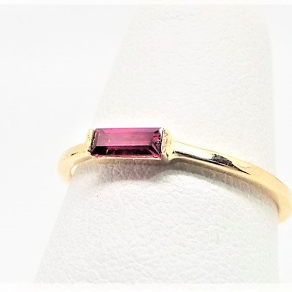 Gold Ruby Ring - Etsy