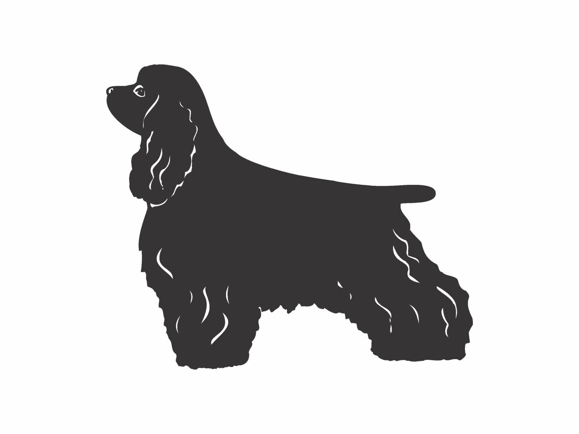Cocker Spaniel Decal Sticker, Vinyl Decal Great for Car Windows ...