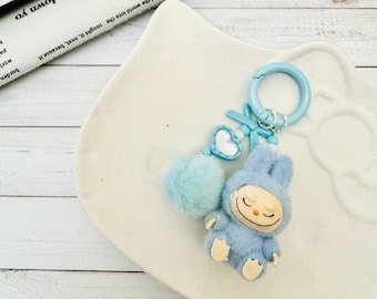 Labubu Keychain | Mini Labubu Keychain | Labubu With Lollipop | Popmart ...