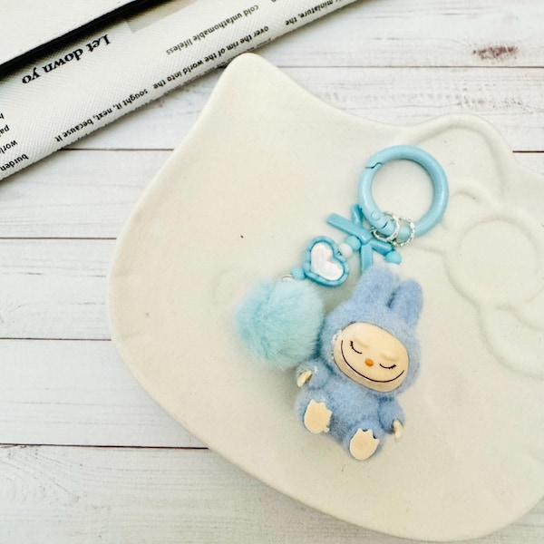 Labubu Keychain - Etsy