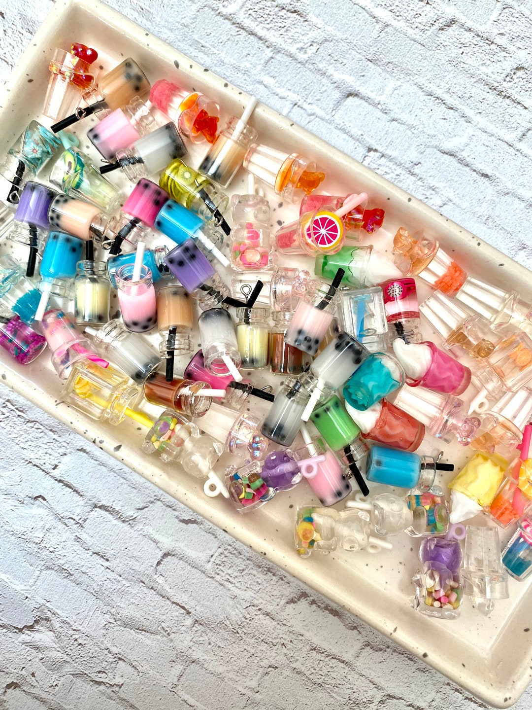 Cute Random Drink Charms - Etsy