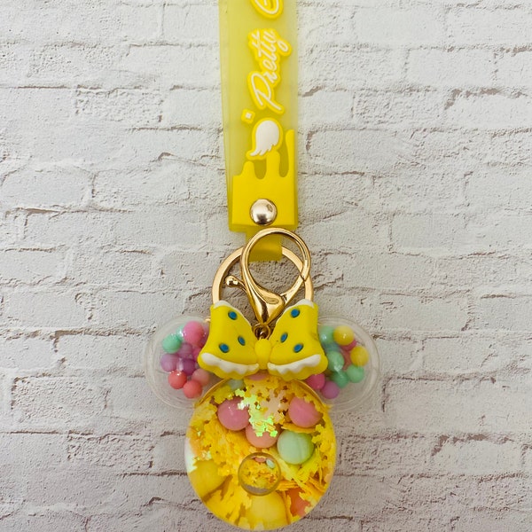 Liquid Keychain - Etsy