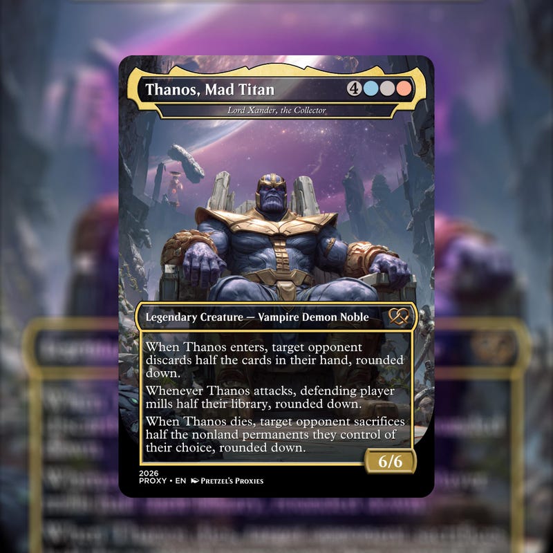 Thanos Mtg - Etsy