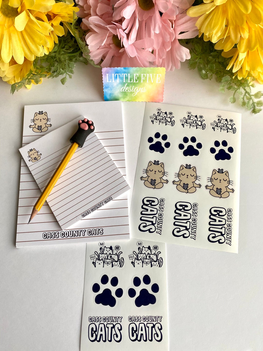 Cat Notepad, Teacher Appreciation Gift Custom, Teacher Gift, Thank You ...