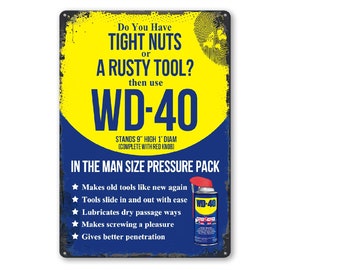 Funny Metal Tin Sign - Etsy