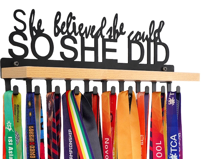 Medal Hanger Display Trophy Shelf Sports Medal Display Rack - Etsy