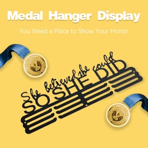 Personalized Medal Hanger: Custom Text & Image Award Display - Etsy