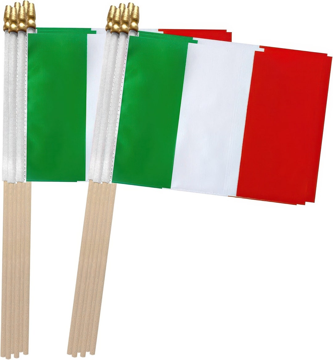 12 Pack Mini Italian Flags Hand Held Italy Flag Decorations Perfect for ...