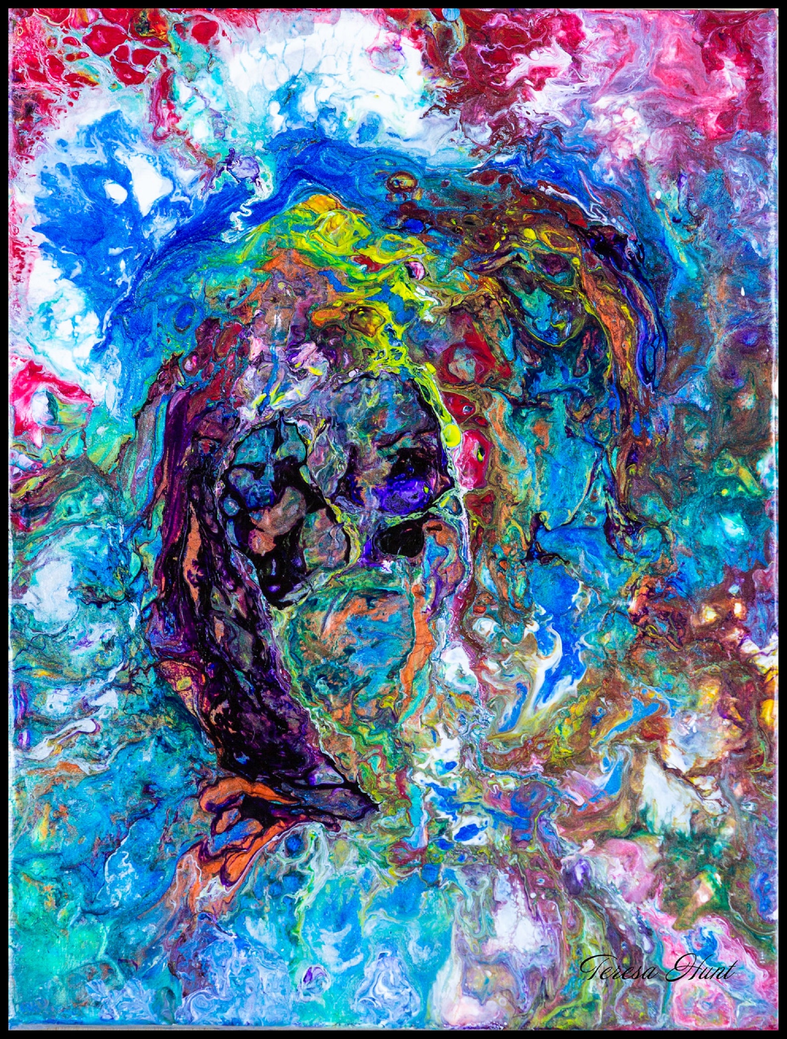 ABSTRACT ART SET Vivid Abstract Art Modern Art Set Visual Canvas Art ...