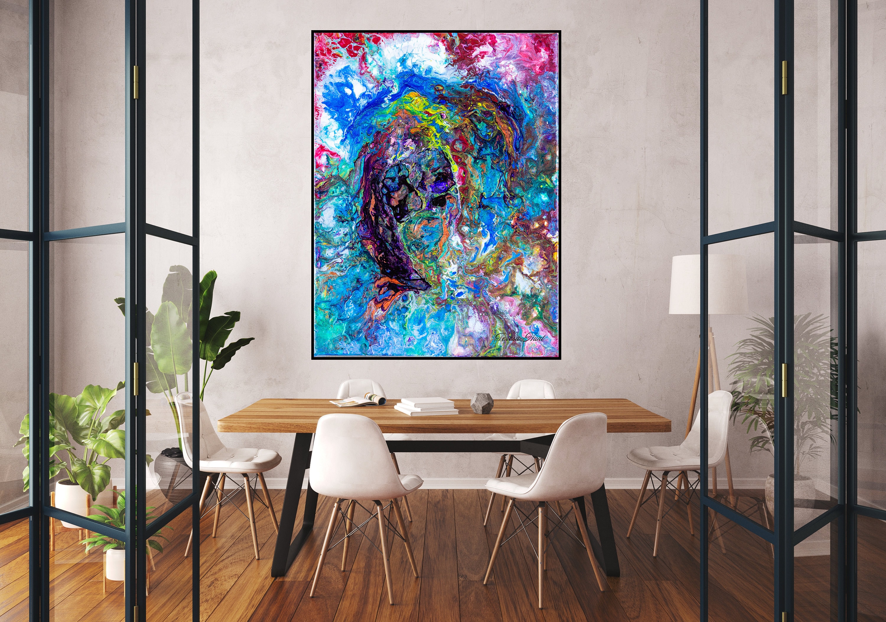 ABSTRACT ART Vivid Abstract Art Modern Art Visual Canvas Art Abstract ...