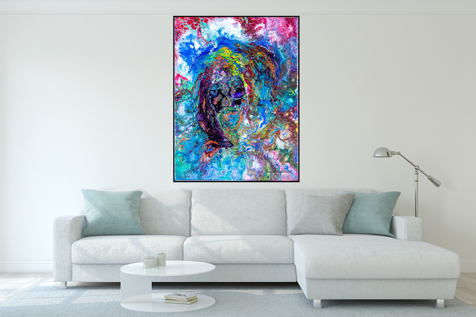 ABSTRACT ART Vivid Abstract Art Modern Art Visual Canvas Art Abstract ...