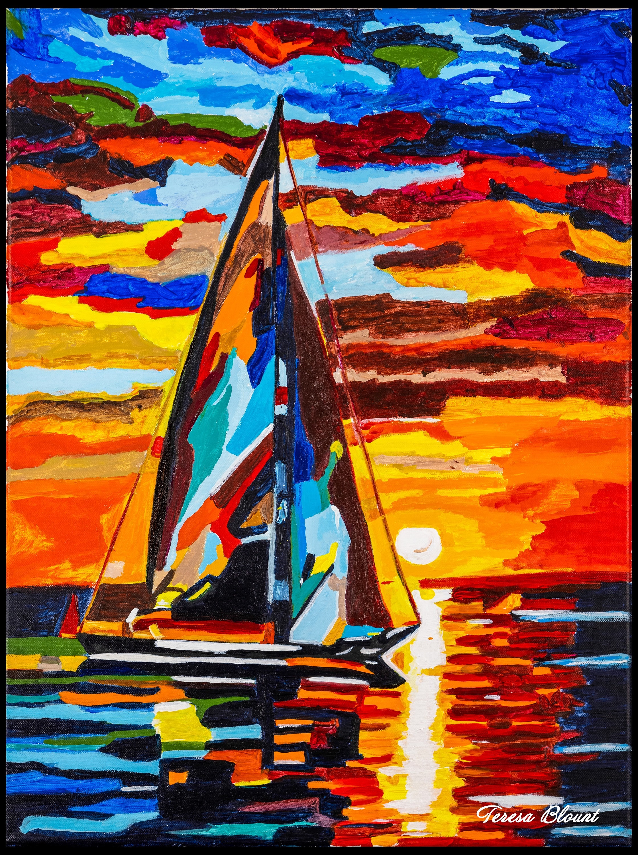 Sailboat Paintings by Famous Artists Prints for Sale, Ocean Sea ...