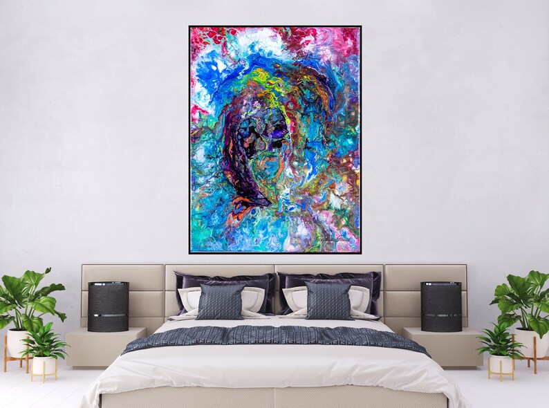 ABSTRACT ART Vivid Abstract Art Modern Art Visual Canvas Art Abstract ...