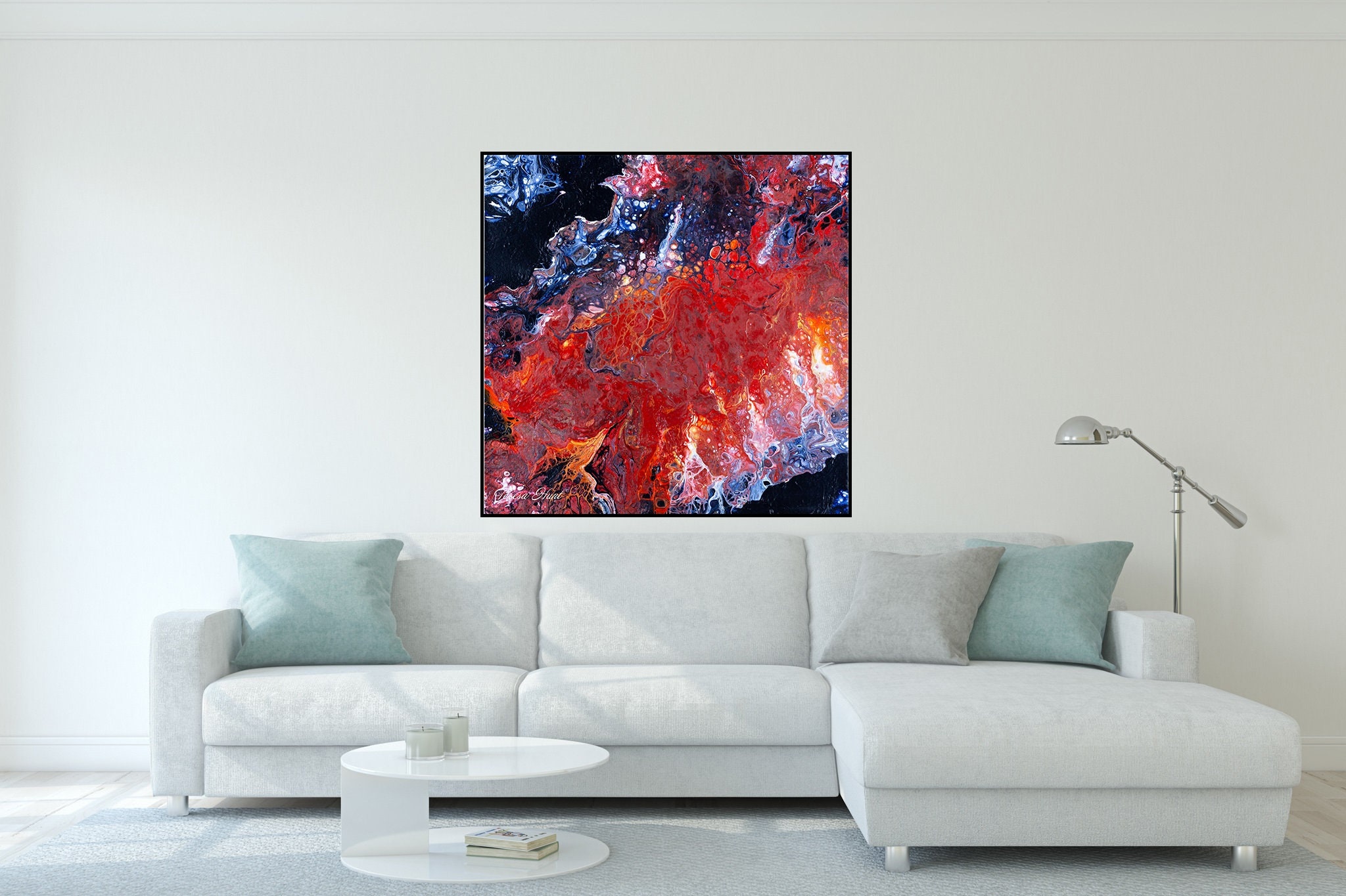 BOLD ABSTRACT ART Bright Visual Print Abstract Wall Art - Etsy