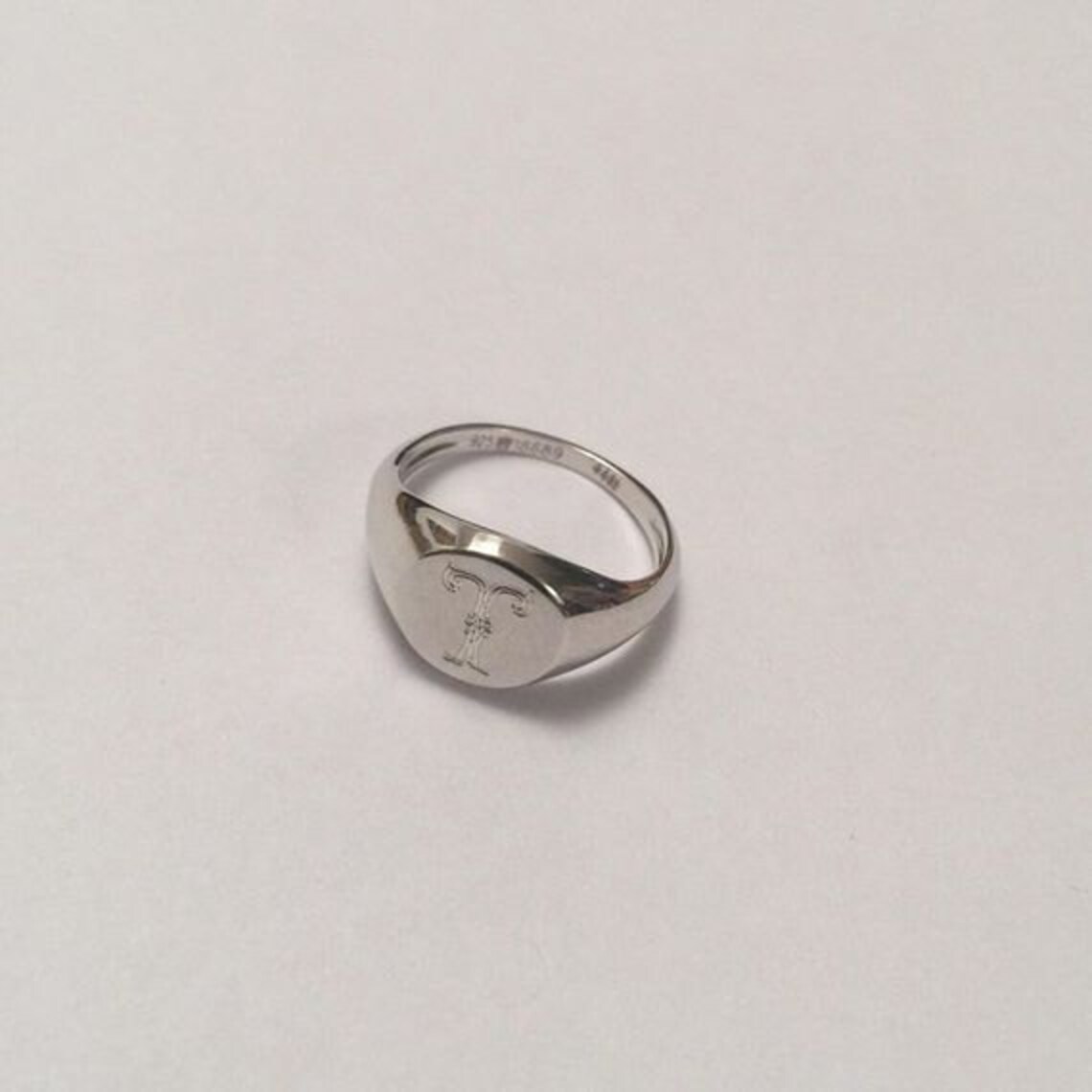 Engraved ring Personalized Ring Signet Ring women ring | Etsy