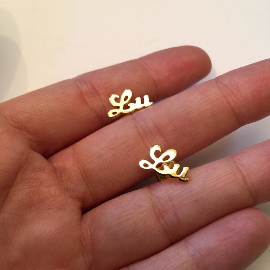 Personalized EARRINGS Fashion Earrings Gold Earrings NAME | Etsy