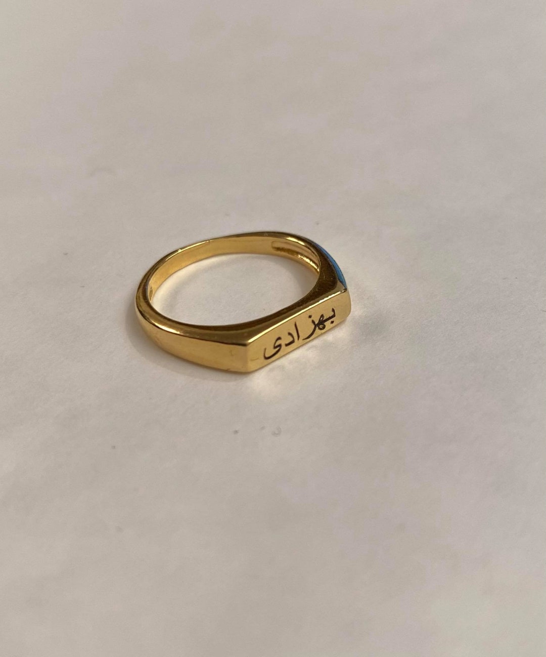 Arabic Engraved Ring Personalized Ring Gift for Women - Etsy