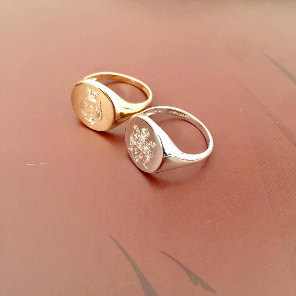 Coat of Arms Ring 9ct - Etsy