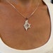 Am Israel Chai Necklace, Israel Map, Star of David Pendant, Sterling ...