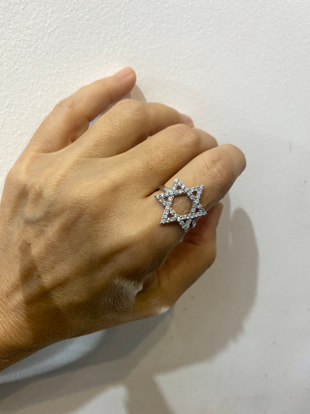 Star of David Ring Silver Star of David Rings Jewish Star Magen David ...