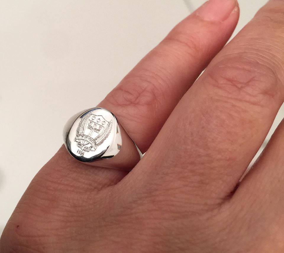 Coat of Arms Family Crest Ring Crest engrave ring | Etsy