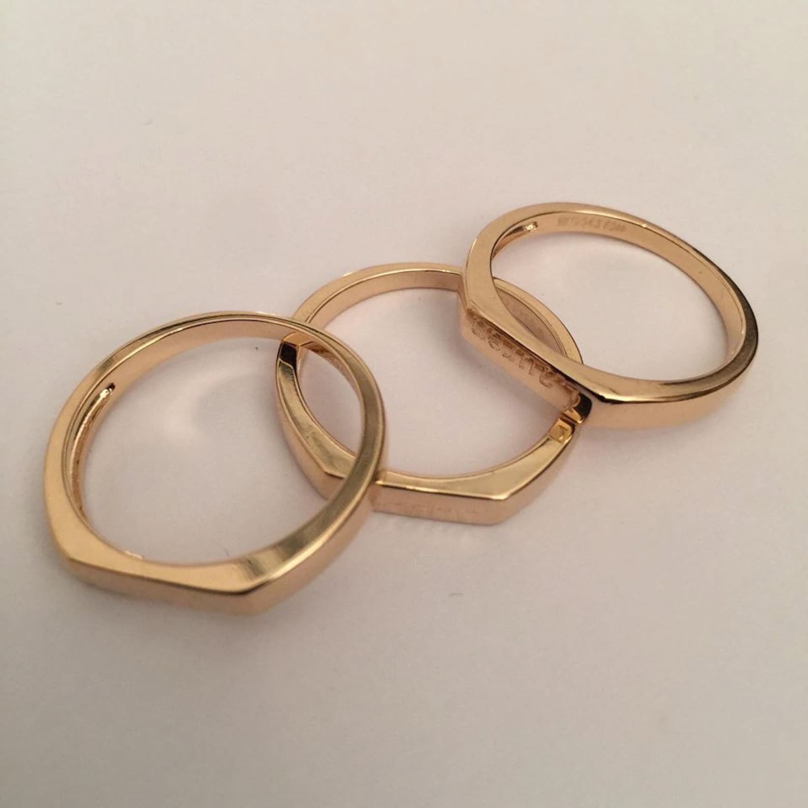 Year Date Number Engraved Ring Personalized Ring Initial | Etsy