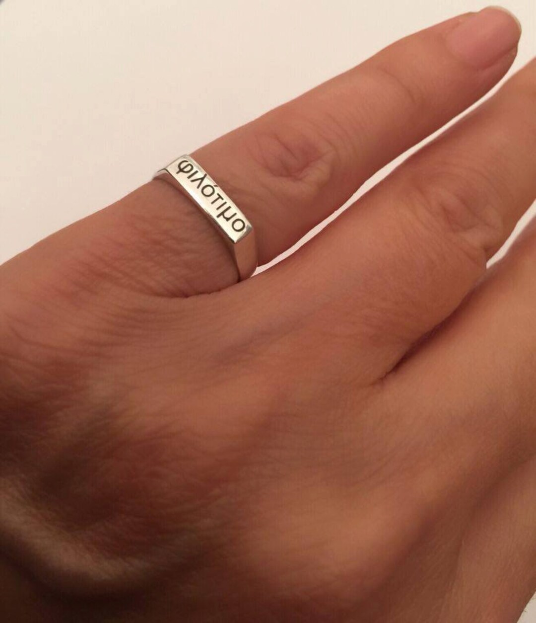 Personalized Ring, Engraved Ring, Foreign Language, Name Ring, Initial ...