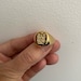 Family Crest Signet Ring, Pinky Ring, Image Engraved, Personalized Ring ...