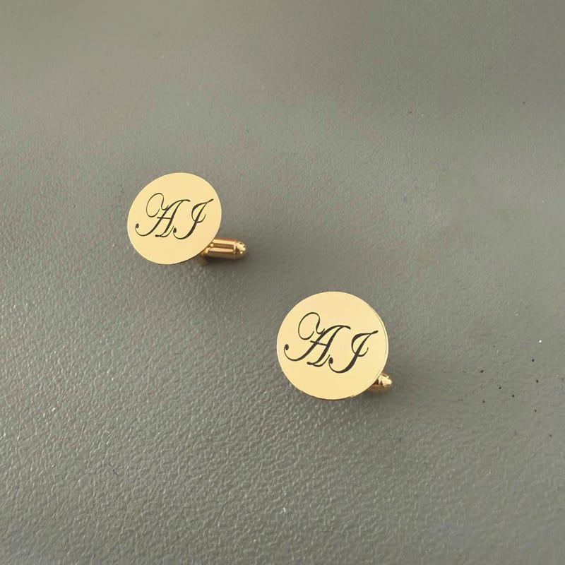 Engraved Cufflinks - Etsy