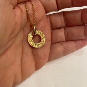 Shema Israel Necklacekabbalah Gold Pendant Kabbalah Jewelry | Etsy