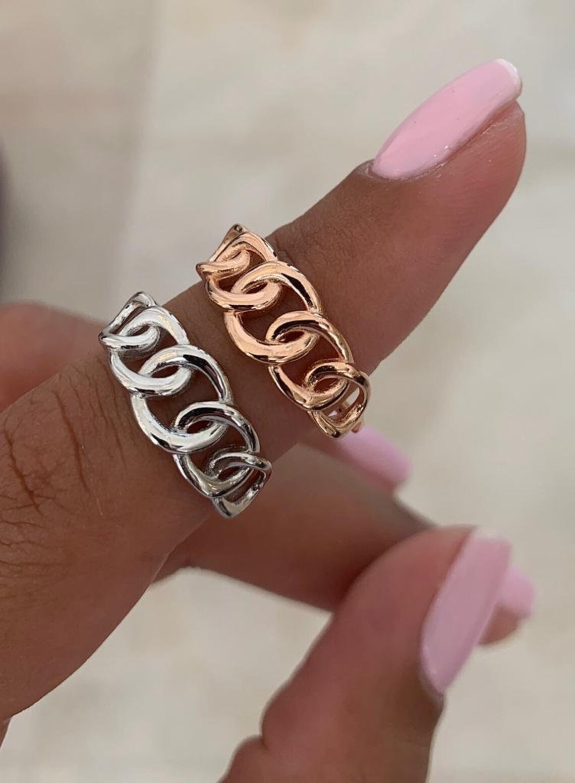 Pinky Ring Adjustable Ring Size 3US 4US Sterling Silver - Etsy UK