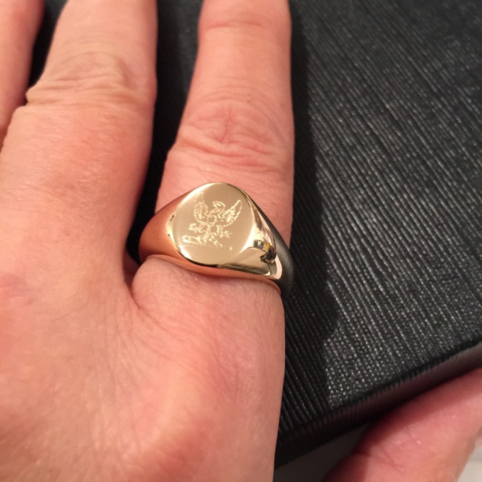 Coat of Arms Family Crest Ring Crest Engrave Ring | Etsy