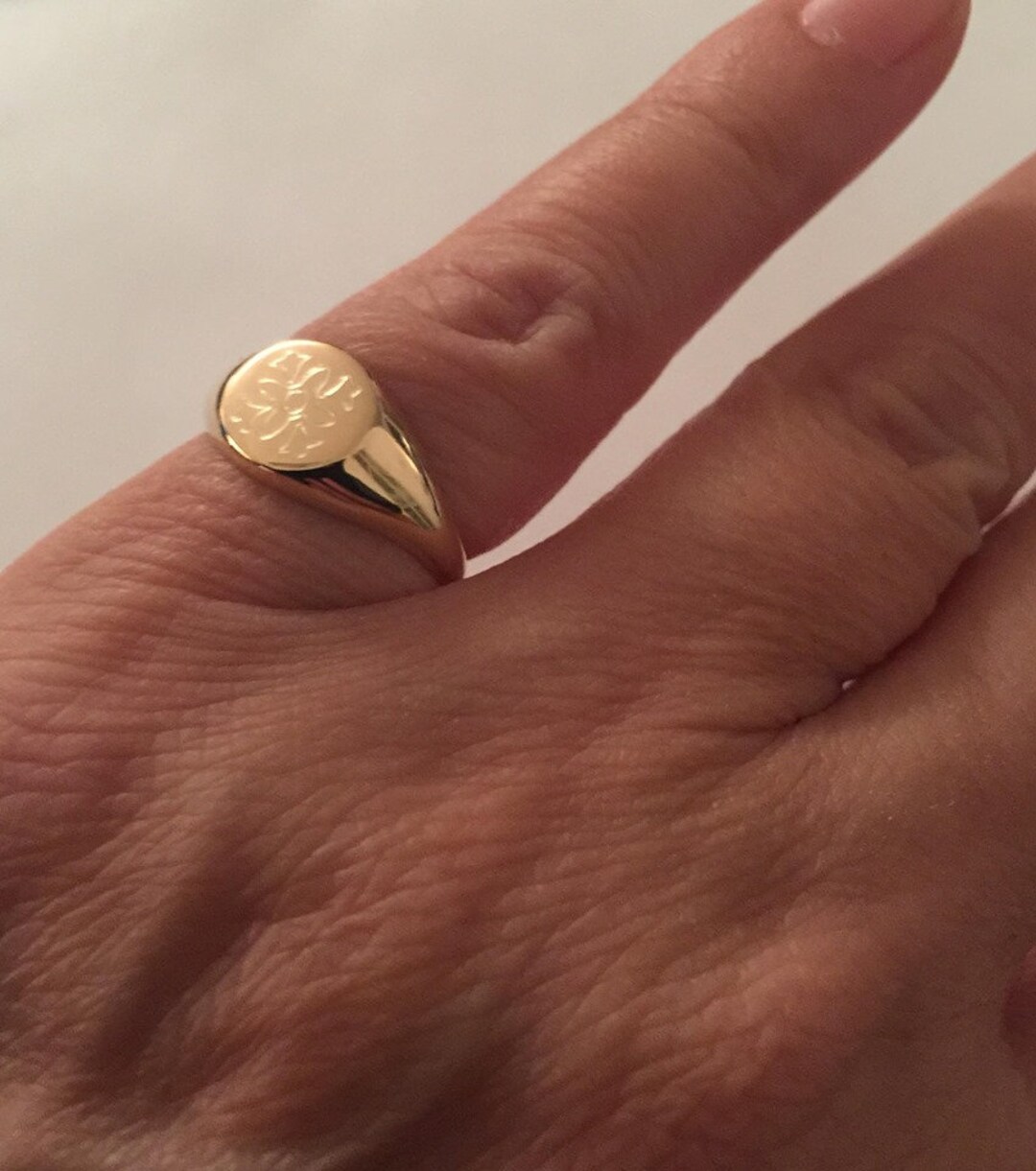 Engraved Ring, Pinky, Personalized Customized Ring, Picture Image ...